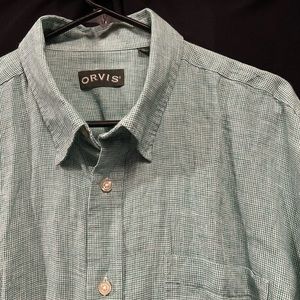 Orvis | Shirts | Orvis Pure Linen Long Sleeve Button Down Shirt | Poshmark